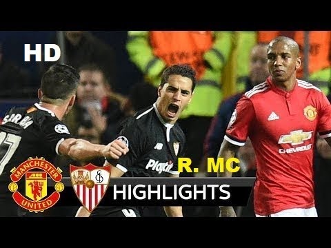 Manchester United vs Sevilla 2-1 UCL All Goals Highlights 14/03/2018 HD