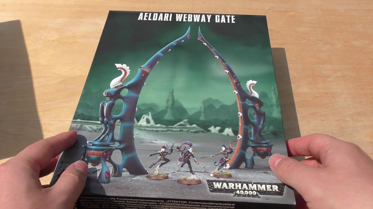 Aeldari Webway gate - Unboxing & First Look (WH40K) - YouTube