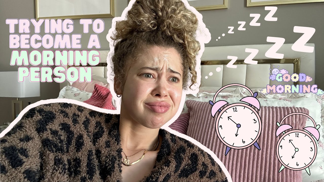becoming a morning person * productive morning routine * - YouTube