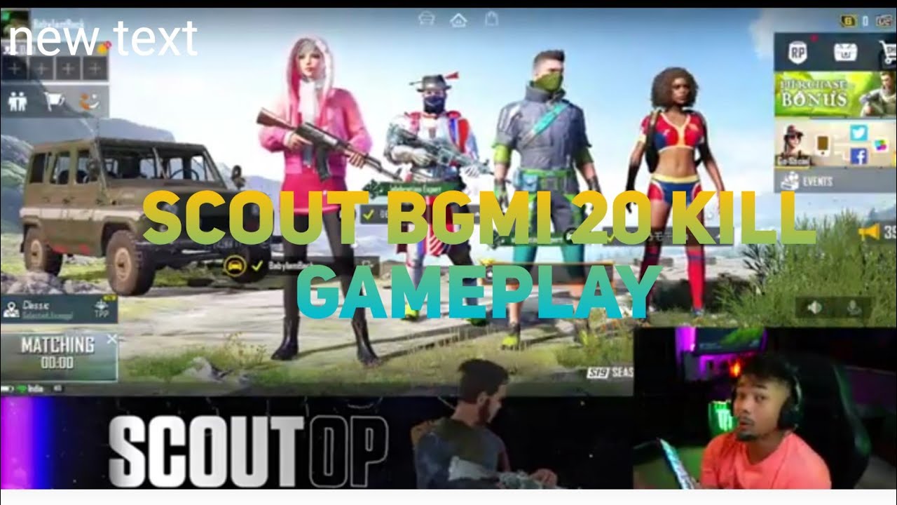 🔥 SCOUT BGMI 20 KILL GAMEPLAY - YouTube