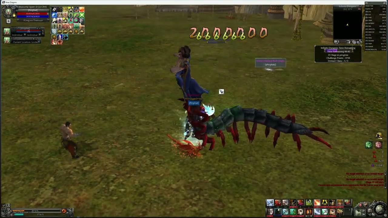 9Dragon's Awaken - "Infinity Dungeon". - YouTube