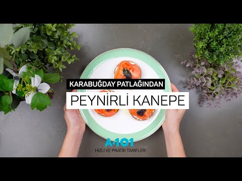 Karabuğday Patlağından Peynirli Kanepe Tarifi | A101