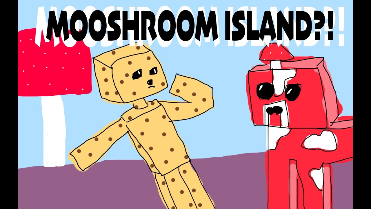 Finding a MOOSHROOM island? Minecraft house building! - YouTube