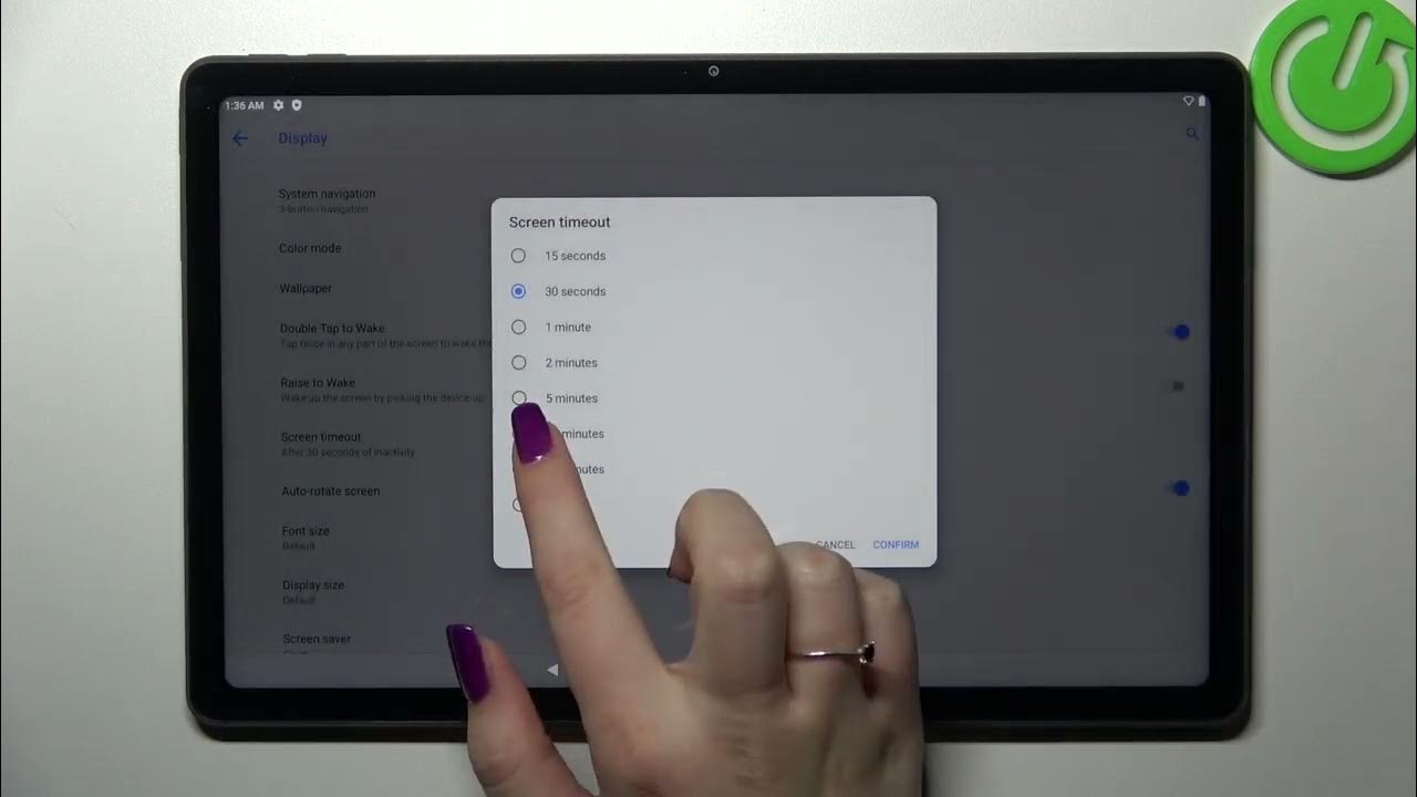 How to Change Screen Timeout on LENOVO Tab P10 Plus? - Display Settings - YouTube