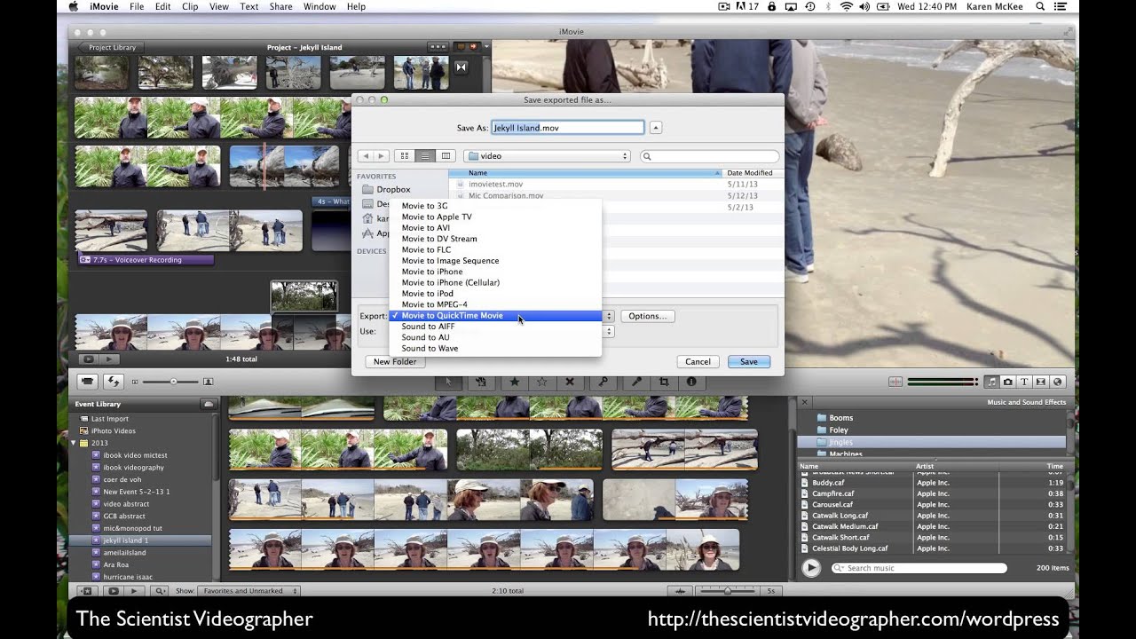 iMovie 11 Tutorial: Part 6 - YouTube