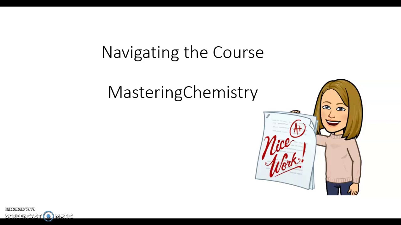 Navigating the Course: MasteringChemistry - YouTube