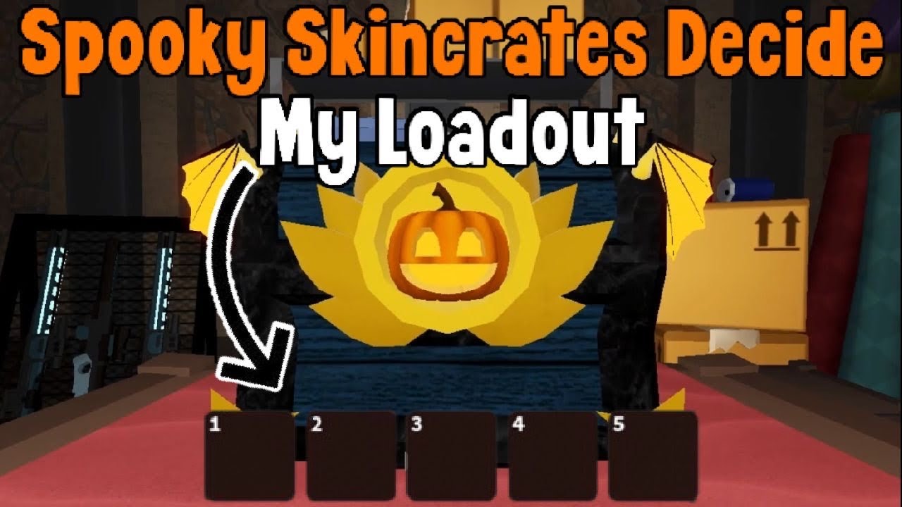 TDS but SPOOKY SKINCRATES DECIDE my LOADOUT | Tower Defense Simulator ...