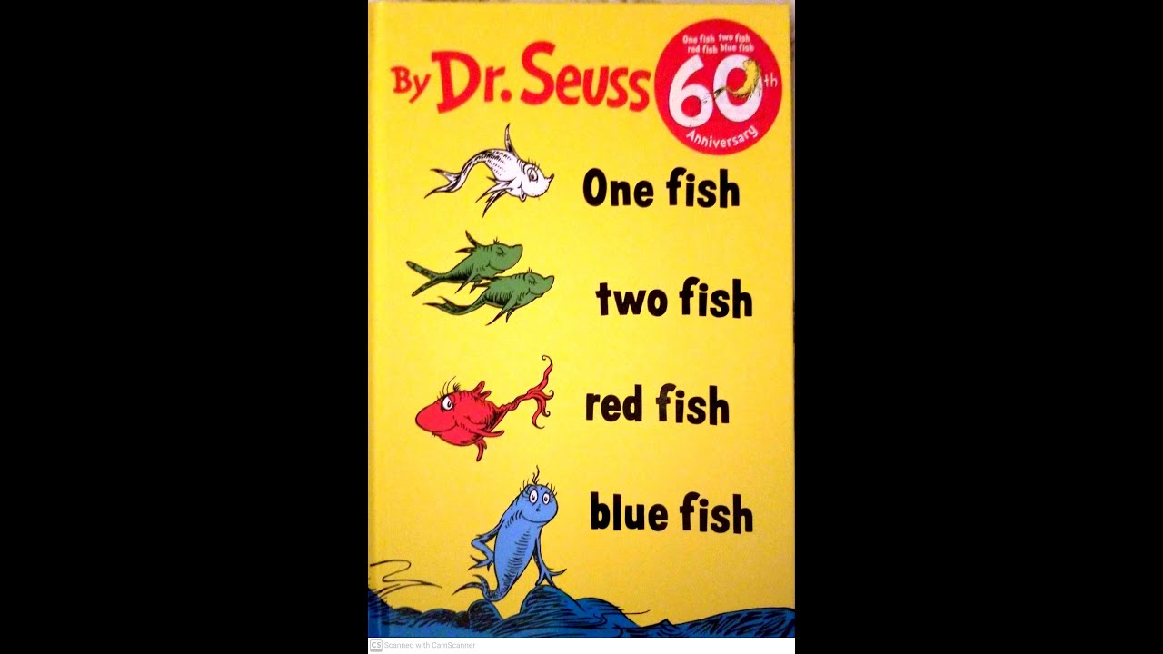 Read Aloud- One Fish Two Fish Red Fish Blue Fish by Dr. Seuss - YouTube