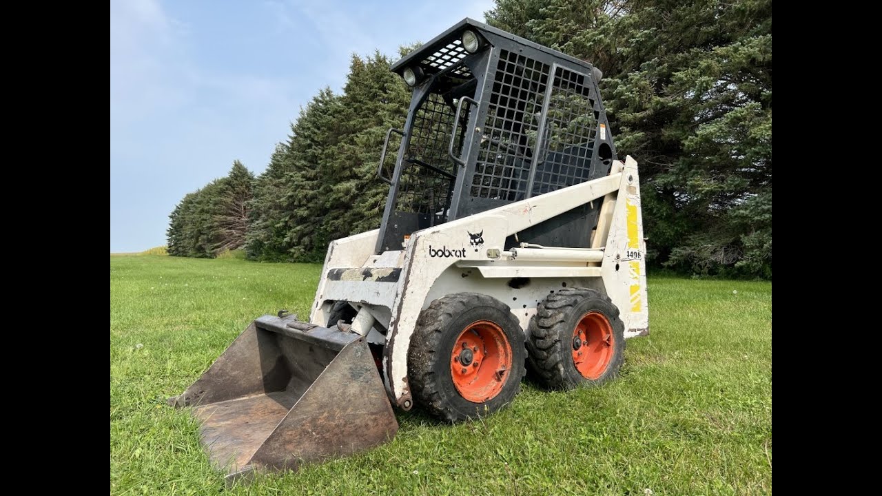 Bobcat 440B Skidloader, 23x8.50-12NHS Tires, ROPS Cab, Standard ...