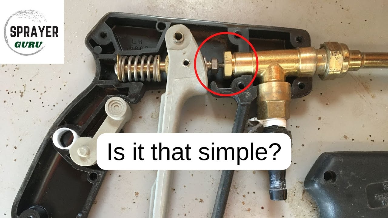 How to Repair a Teejet Sprayer Gun - YouTube