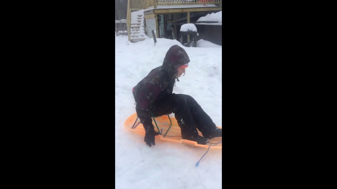 Redneck Sledding! - YouTube