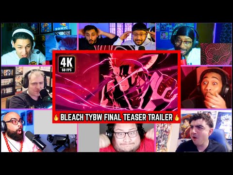 🔥BLEACH Thousand Year Blood War Final Part Teaser Trailer Reaction Mashup #bleachtybwtrailerreaction