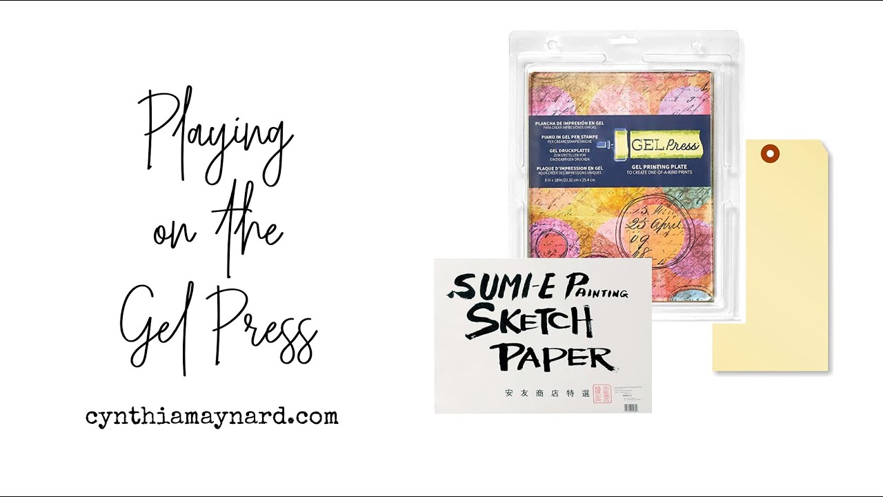 Playing on the Gel Press with Rice Paper & Tracing Paper (Part 1) - YouTube
