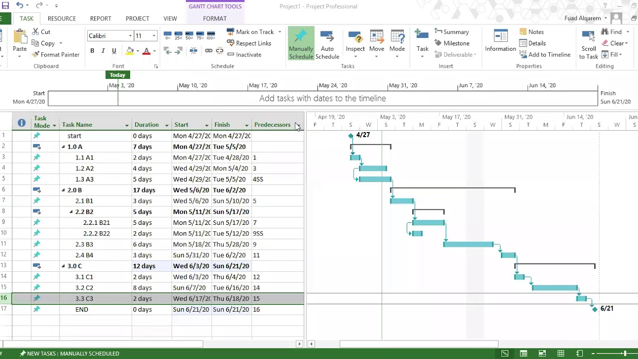 CH.6: Time management, part 4 (Microsoft project) - YouTube