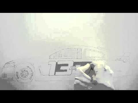 Drawing the Nascar Chevy #13 Lesson #1 - YouTube
