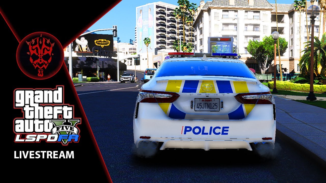 🔴 GTA 5 || LSPDFR New Zealand || Toyota Camry City Patrol Livestream #4 ...