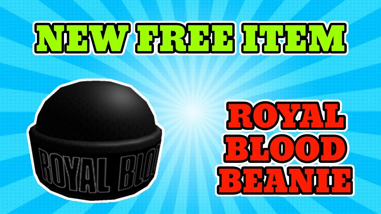 *NEW FREE* ITEM ON ROBLOX! (Royal Blood Beanie) - YouTube