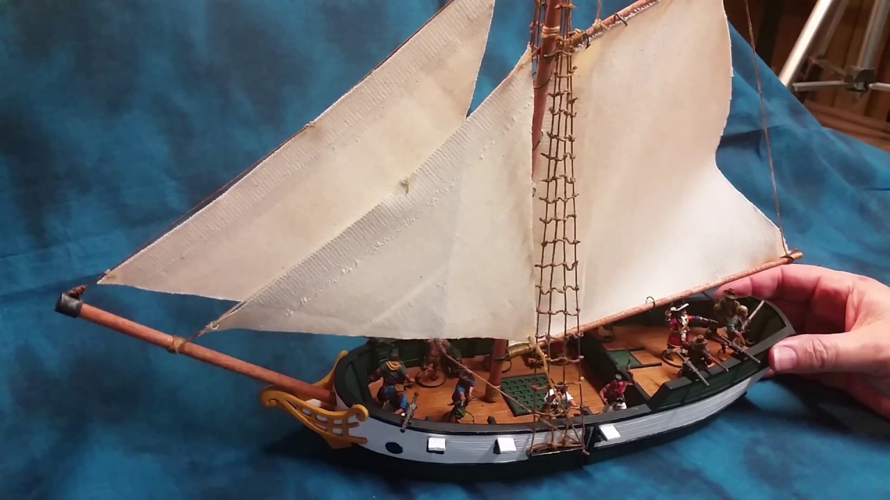 Firelock Games: Blood & Plunder Sloop Tankanea - YouTube