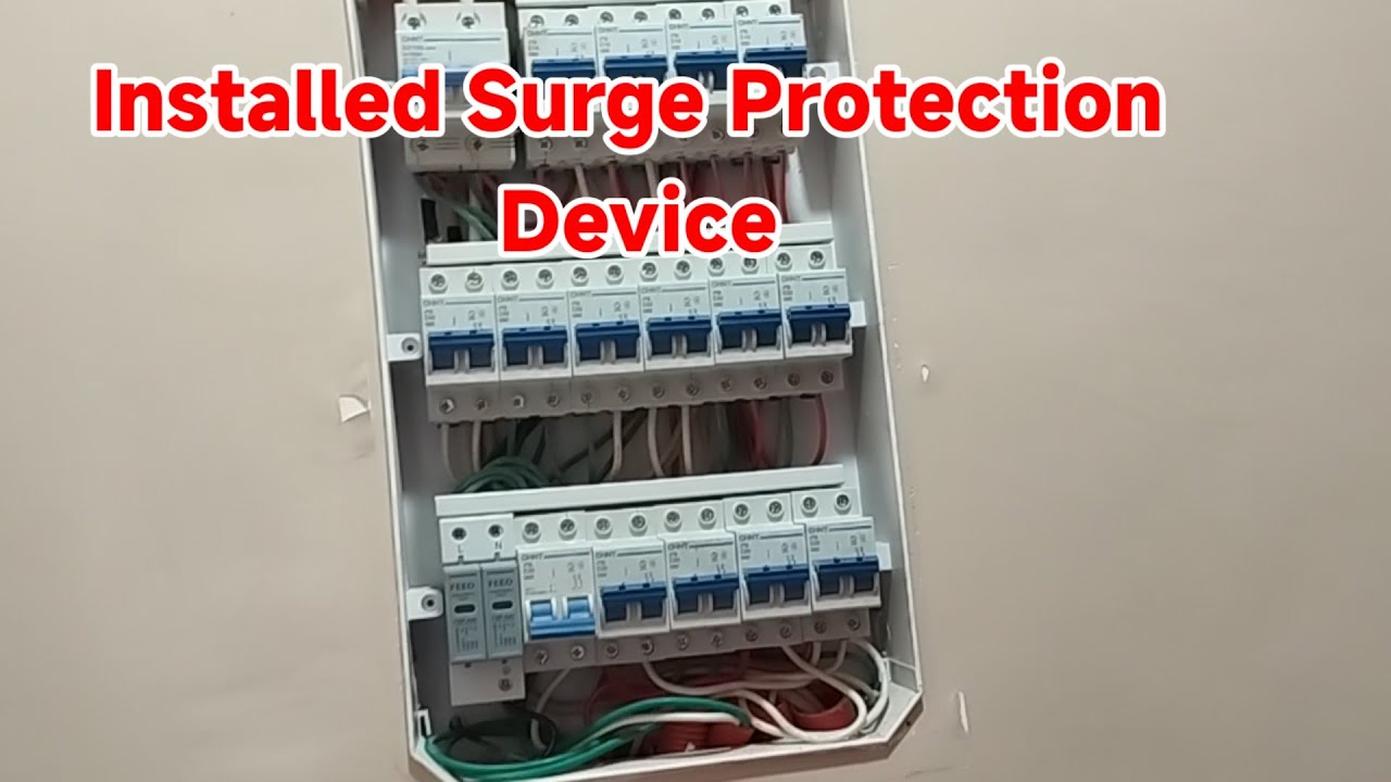 HOW TO INSTALL SURGE PROTECTOR DEVICE at HOME..? - YouTube
