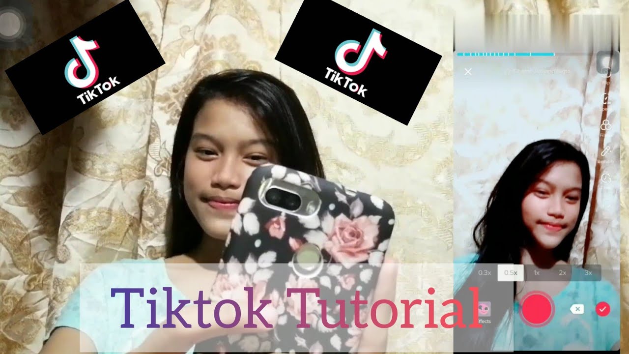 (my first vlog) tutorial in tiktok basic tutorial - YouTube