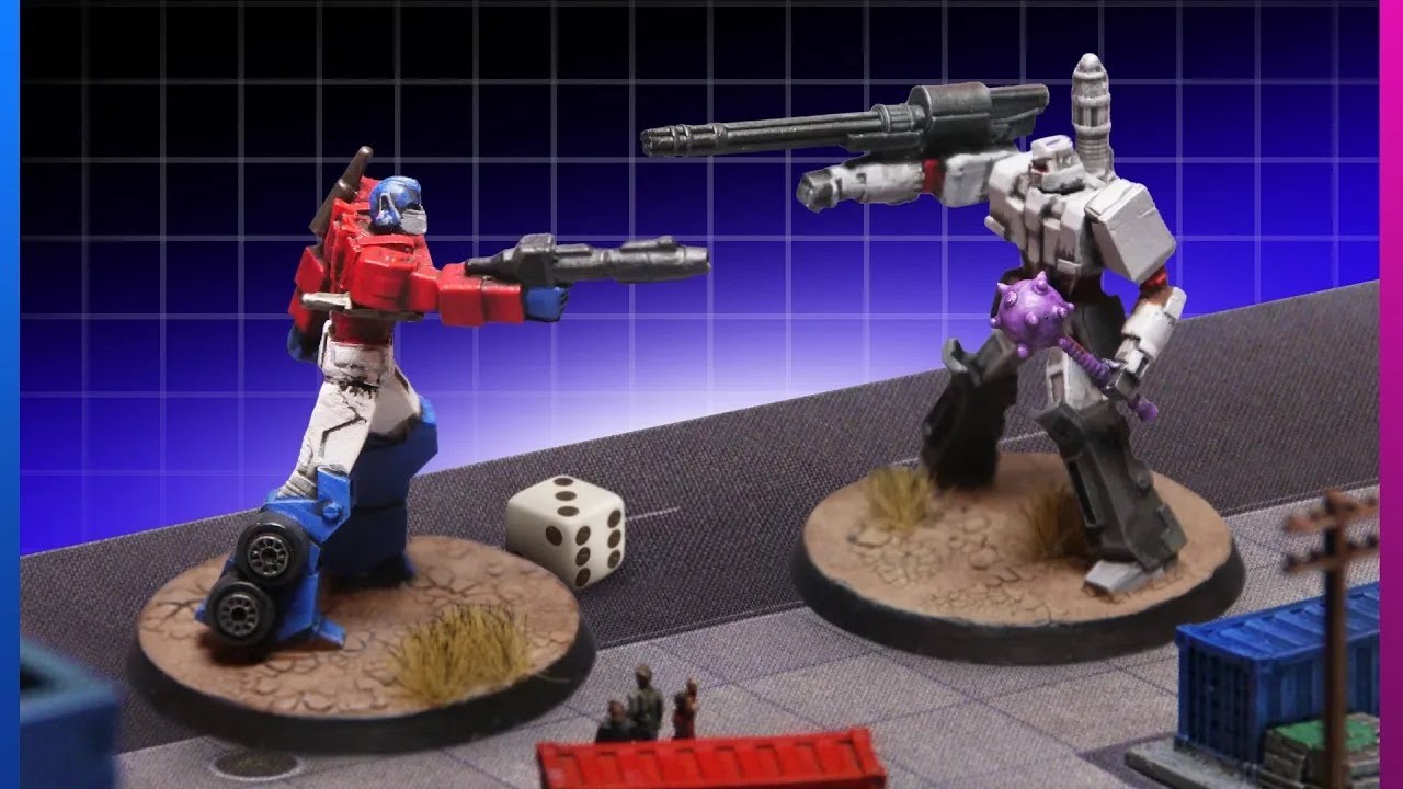 We made a Transformers tabletop game! | Battle Report: BotWar - YouTube