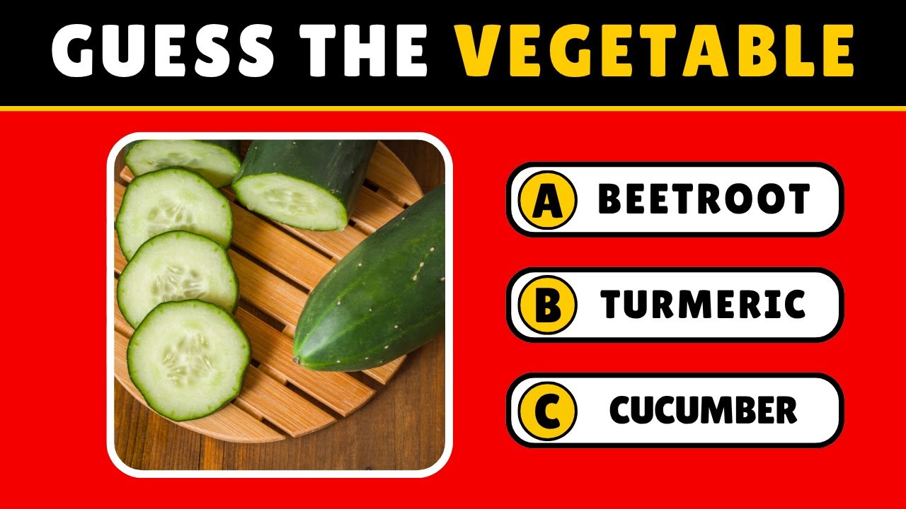 🥒 Guess the Vegetable by Picture 🥕🌽 | Fun Food Quiz for Kids & Adults ...