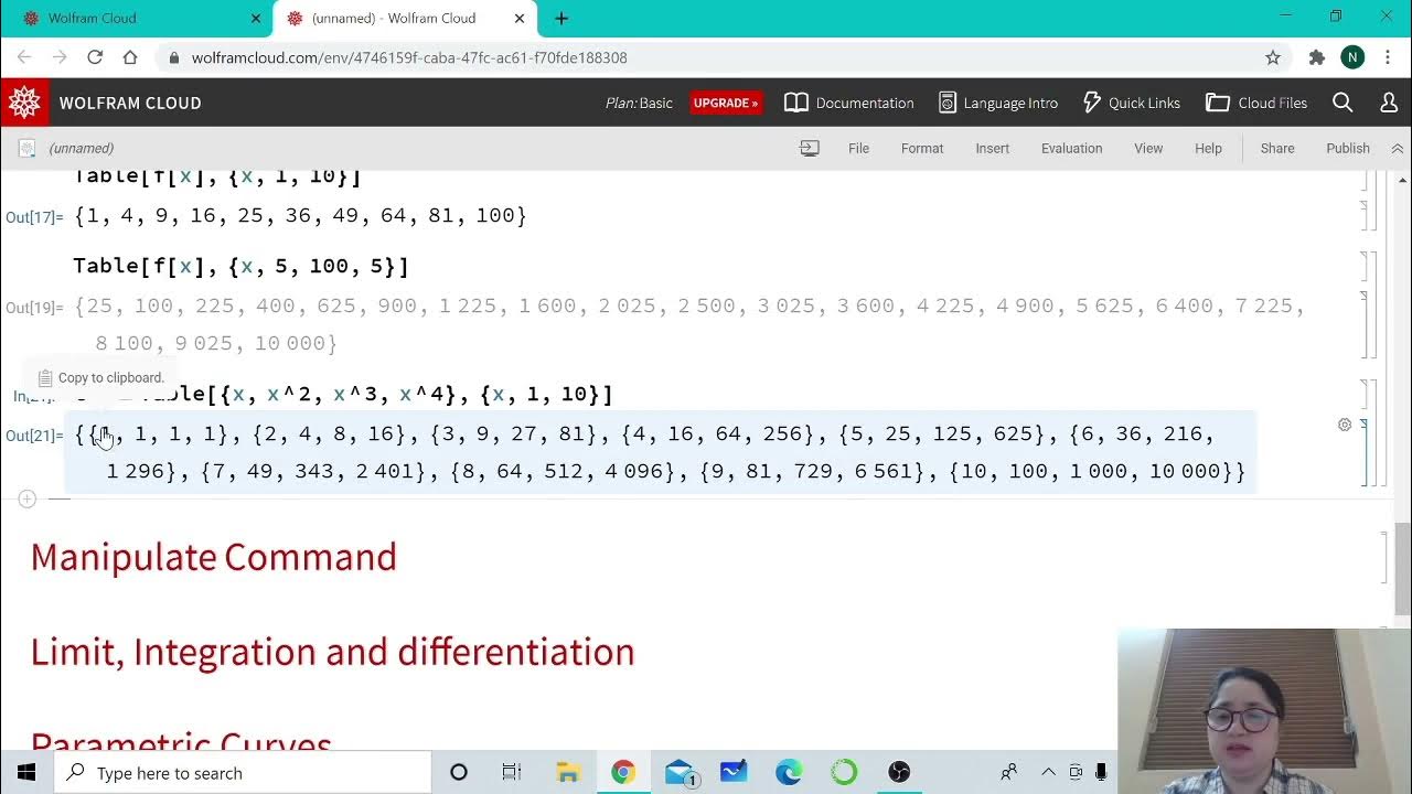 Mathematica: An Introduction Part 2 - YouTube