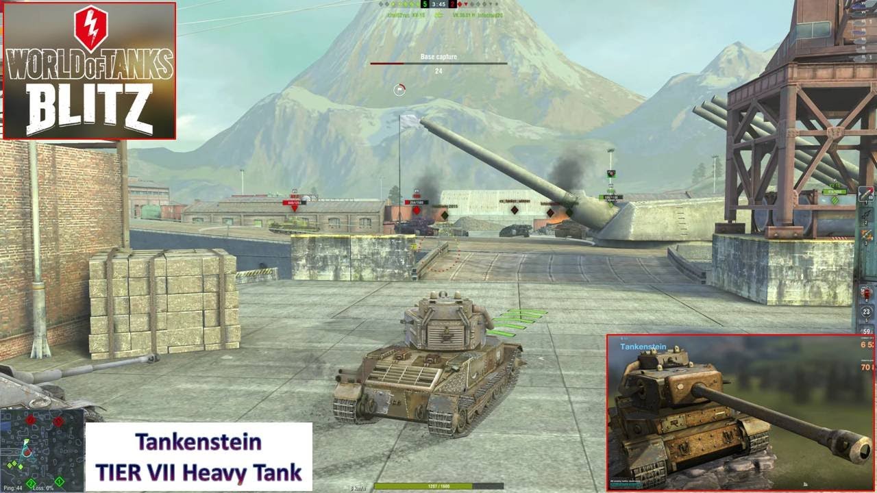World of Tanks Blitz - Unlock Germany Tankenstein TIER VII Heavy Tank ...
