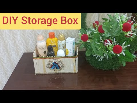 DIY storage box | Storage box ideas - YouTube