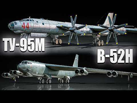 Ту-95М и B-52H стратегические бобры в War Thunder. Обзор