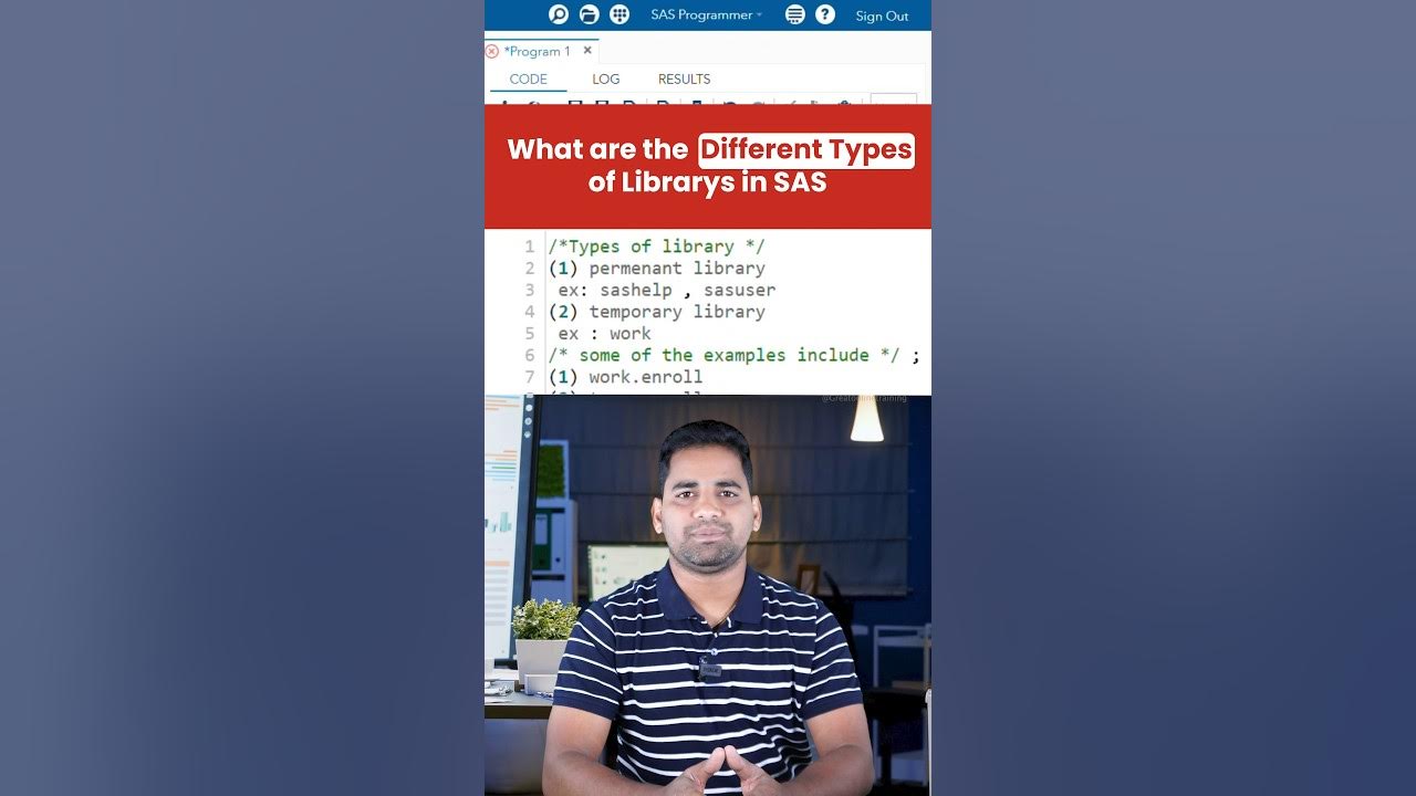 What are the Different Types of libraries in SAS - YouTube