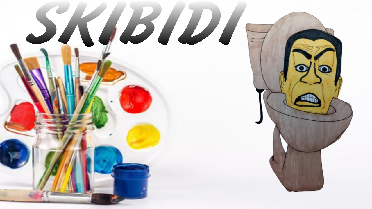 How to paint Skibidi Toilets? Let's paint together! - YouTube