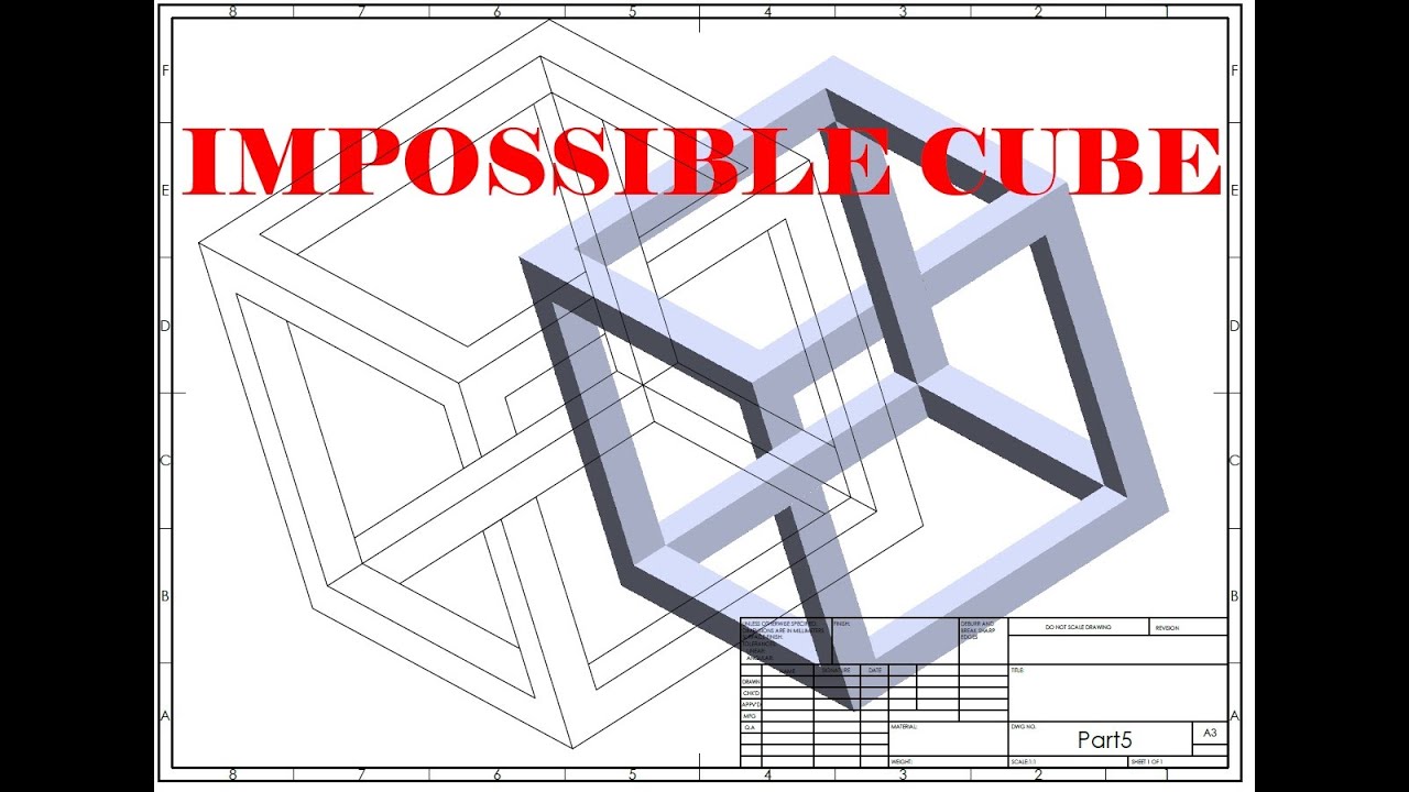 IMPOSSIBLE CUBE DESIGN TUTORIAL - YouTube
