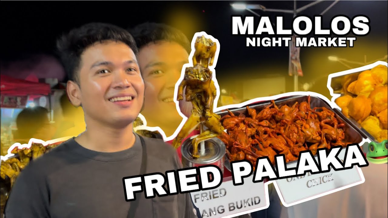MALOLOS NIGHT MARKET | Trying fried “palaka” | Day in my Life EO23 🍃 ...