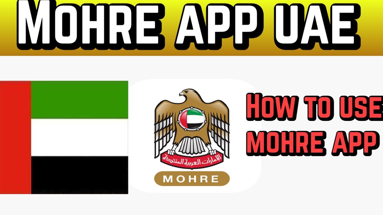 Mohre app uae ||How to register mohre app🇦🇪 - YouTube