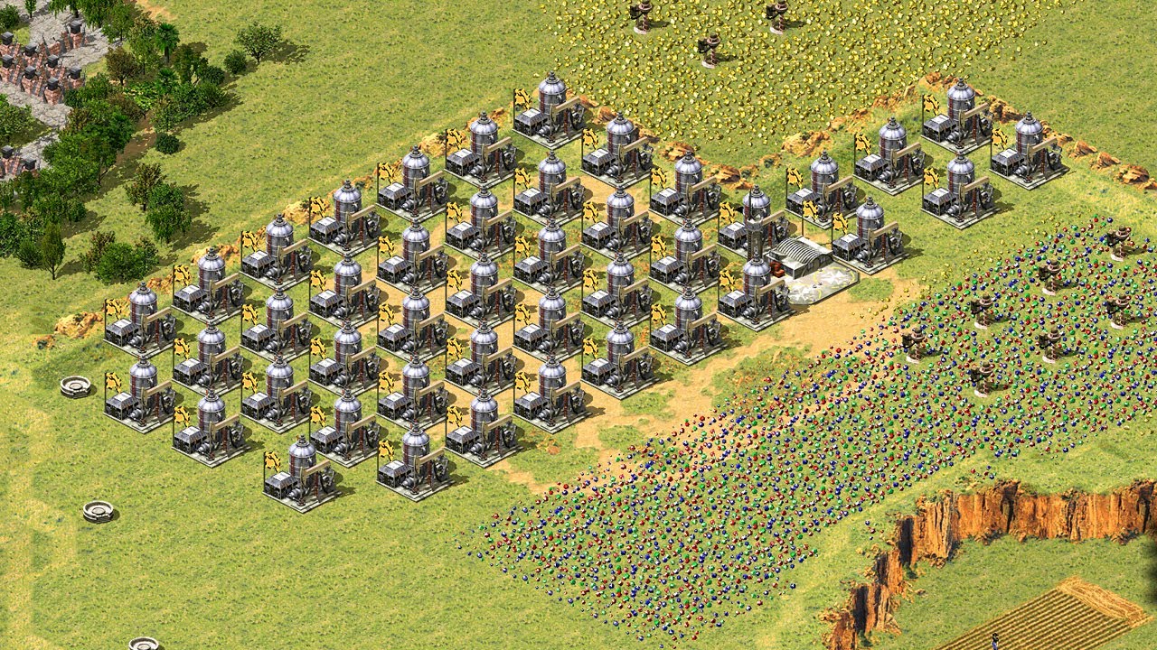Red Alert 2 ~ Extra hard AI ~ 7 vs 1 ~ Ukraine Map ~ Prism tank ...