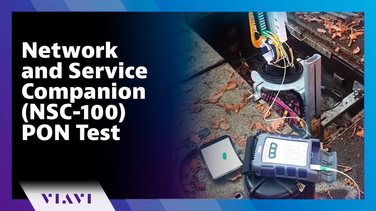 Network and Service Companion (NSC-100) PON Test - YouTube
