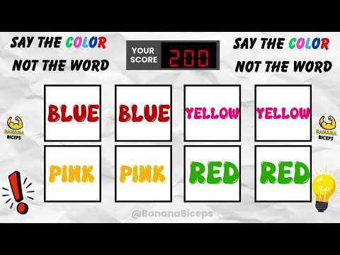 Say the Color Not the Word | Say The Word On Beat Challenge 17 | SCOREBOARD | Fast Rhythm Test