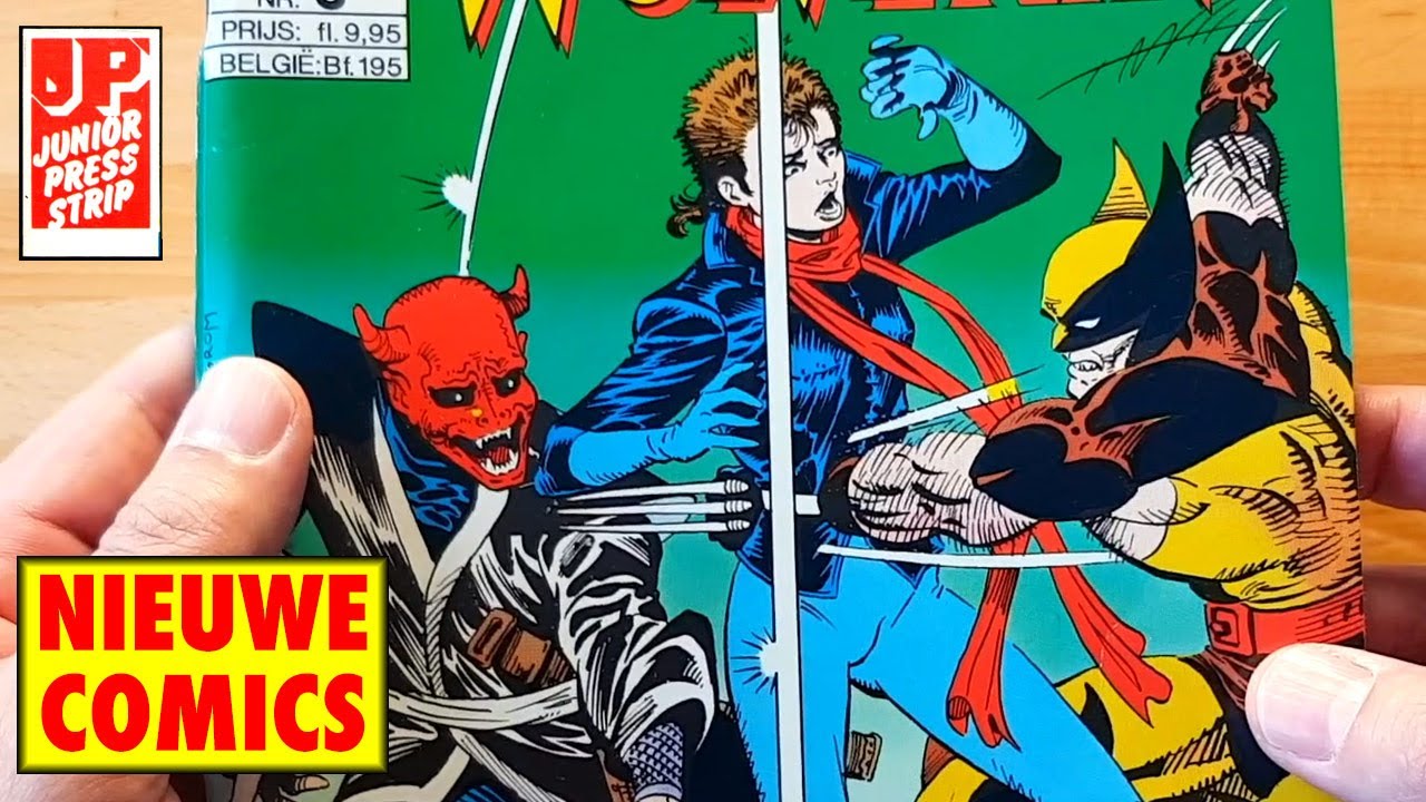 Toffe Juniorpress comics gekocht bij Old School Toys in Horst - YouTube