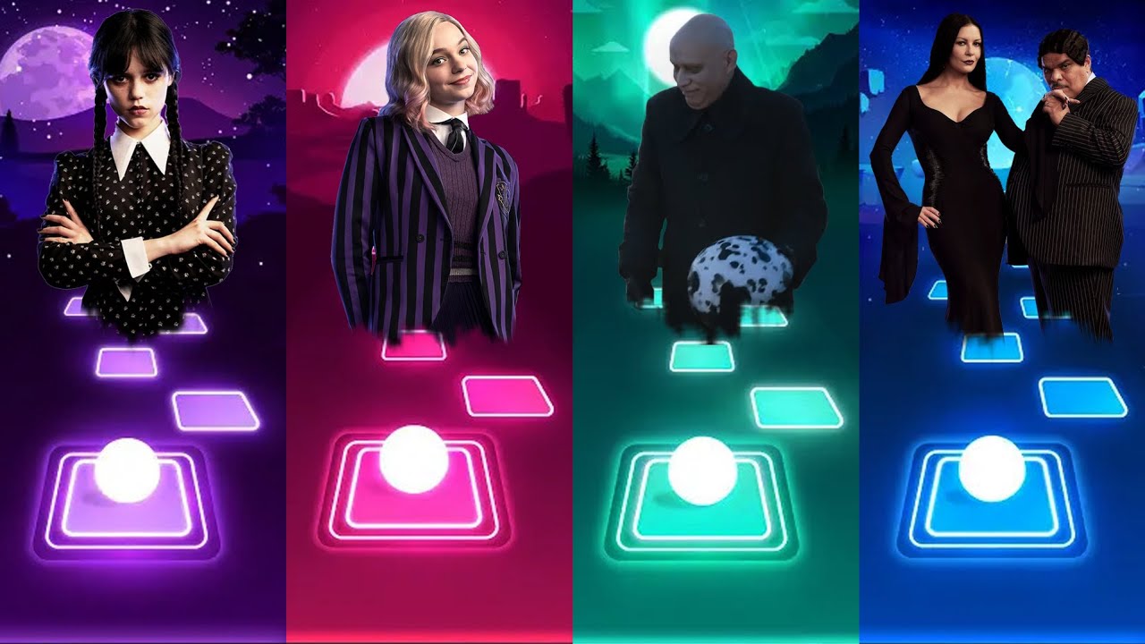 Wednesday Addams Dance vs Emma Myers (Enid Sinclair) vs Fester vs ...