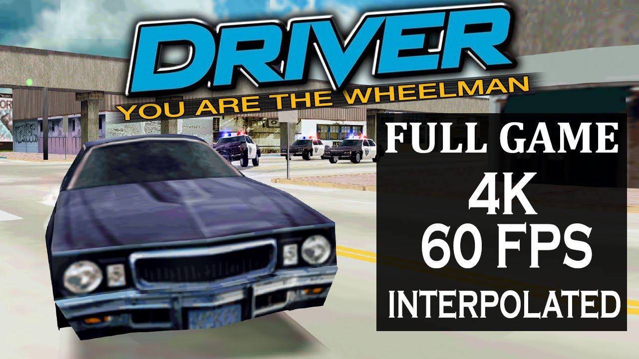 Driver 1 PS1 - [4K 60FPS INTERPOLATED] - Full Game (All Missions) - YouTube