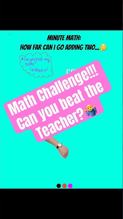 Can You Beat the Teacher in an Addition Challenge? #maths #challenge # ...