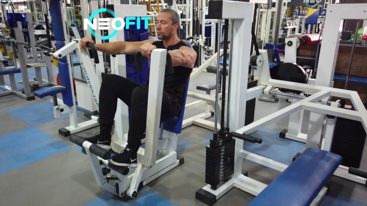 SEATED CHEST PRESS - YouTube