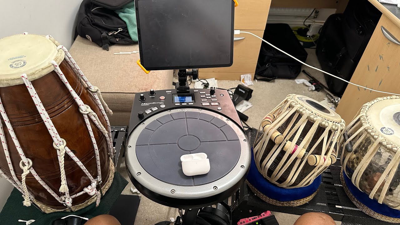 Roland hpd 20 handsonic fusion with mridhangam, shakers, thavil, and ...