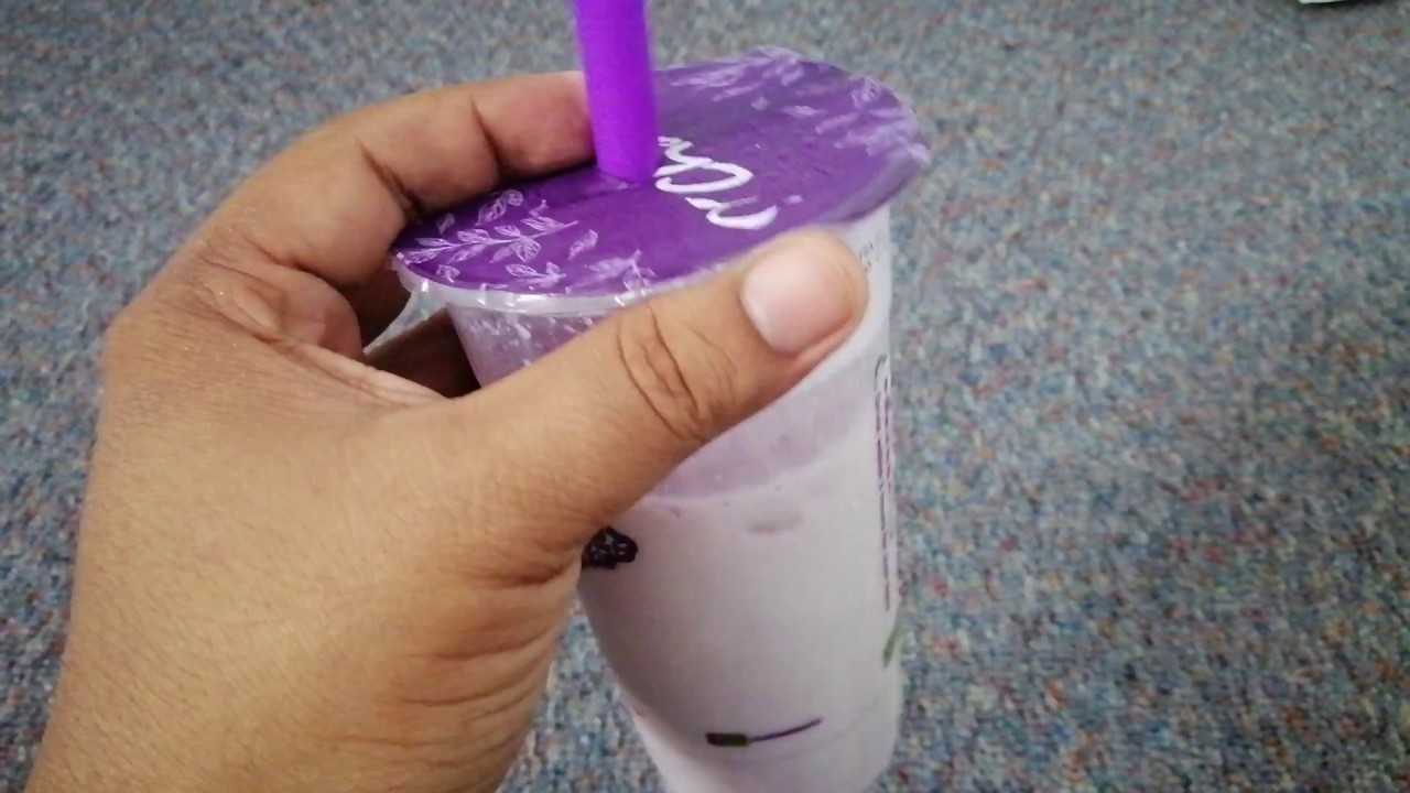 Chatime Taro Milk Tea Review - YouTube