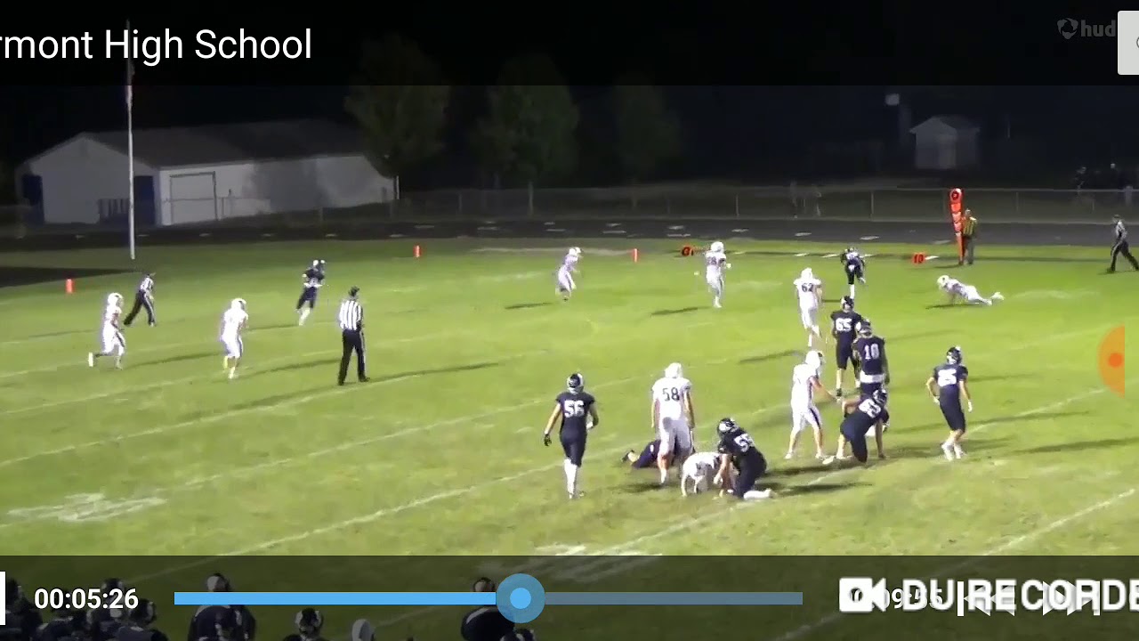 Ryley Bernardy saint Peter high school varsity football - YouTube
