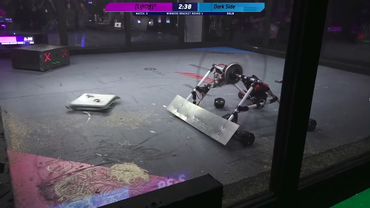 (Liftoff)² vs Dark Side - 30lb Robot Combat - YouTube