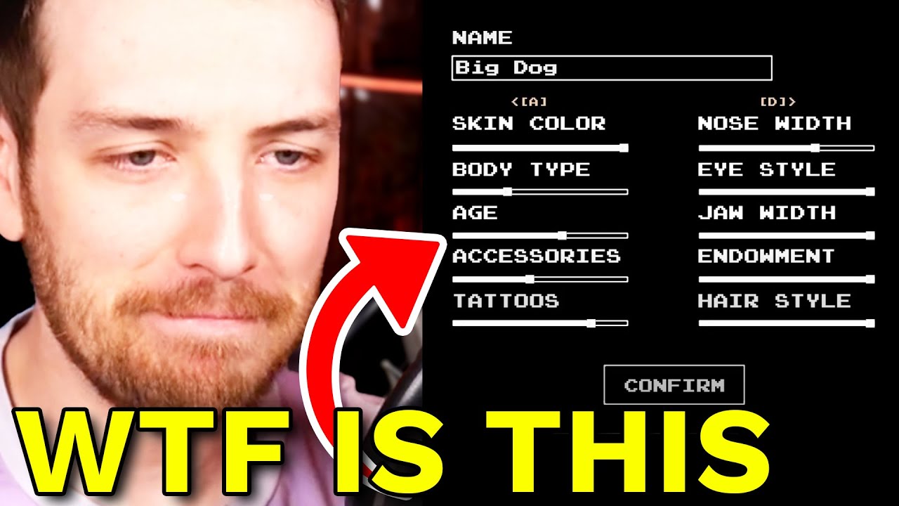 Connor plays game with the best character customization - YouTube