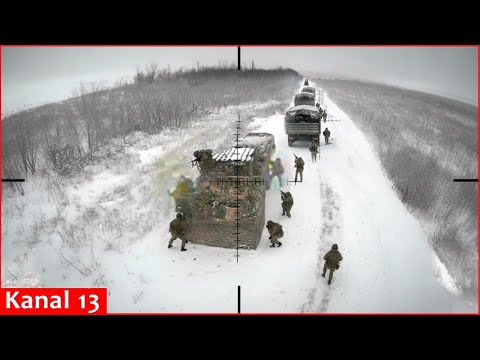 Cəbhə xəttində Ukrayna dronlarının Rusiya piyadaları və hərbi texnikasına qarşı DÖYÜŞ VİDEOSU