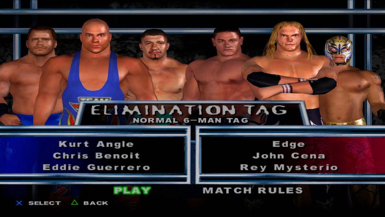 WWE SmackDown! Here Comes the Pain - ELIMINATION TAG - YouTube